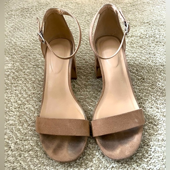 Target | Shoes | Target Tan Block Heels | Poshmark